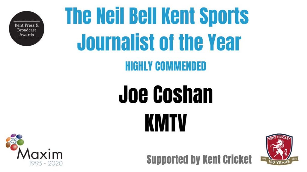 Kent Press & Broadcast Awards: Highly Commended (twice!) CfJ graduate ...