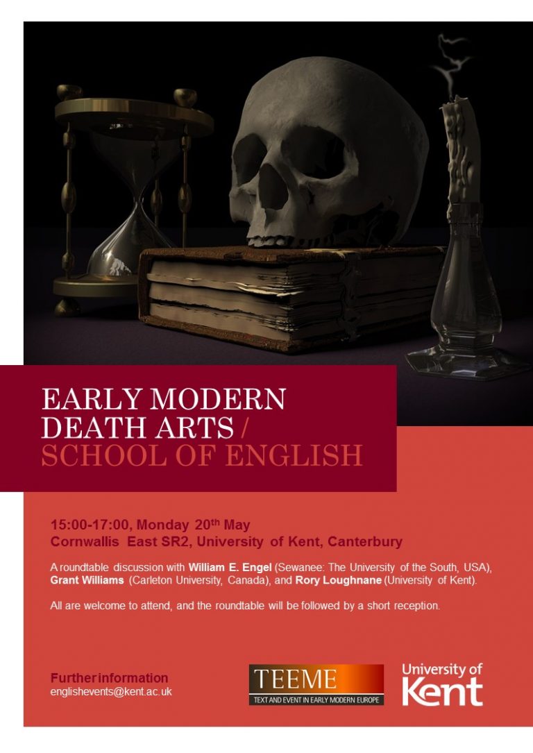 Early Modern Death Arts – School of English / news