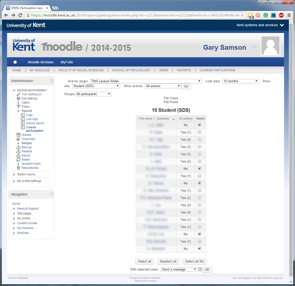 Is anyone out there? Student engagement with your Moodle content ...