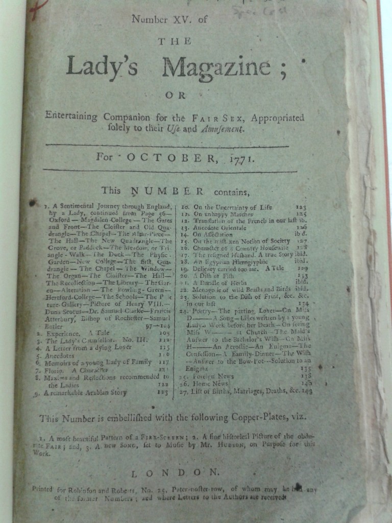 Pocket books and Liquid Bloom: advertising in the Lady’s Magazine (part ...