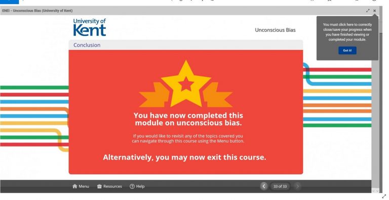 Guidance for completing mandatory E-learning modules – Talent and ...