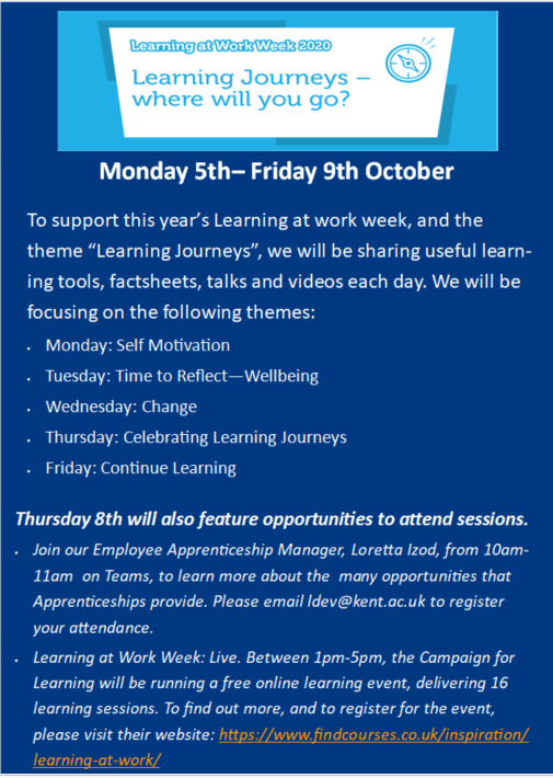 Learning at Work Week: 5th-9th October 2020 – Talent and Organisational ...