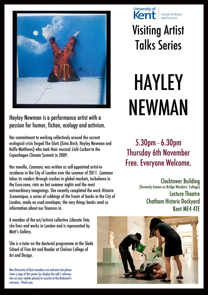 This week we welcome ‘Visiting Artist’ Hayley Newman | School of Music ...