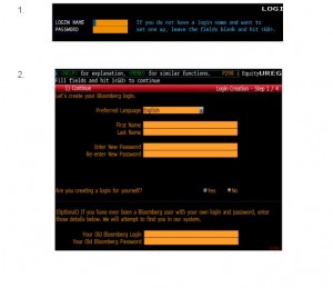 Creating a Bloomberg login – SMSAS computing