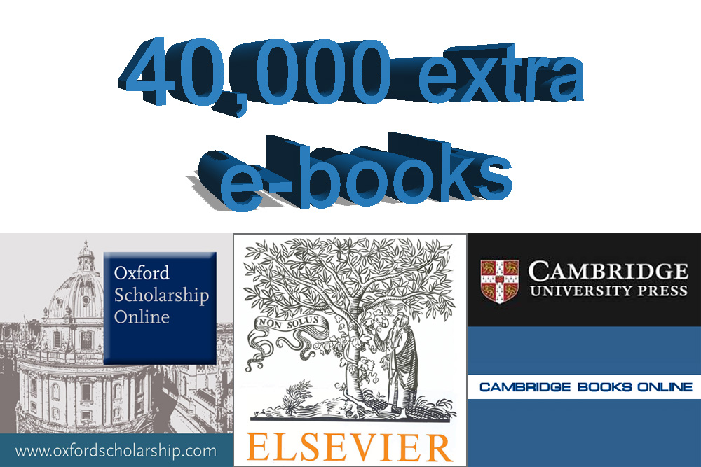 40,000 extra e-books for you until August | Staff and Student News