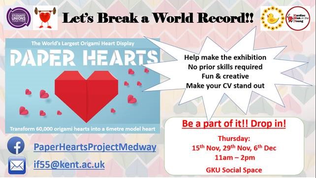 Paper Hearts project | Staff and Student News