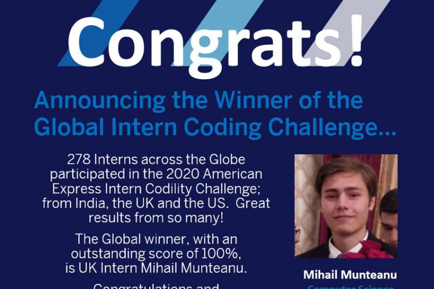 Student wins global coding challenge | Staff and Student News